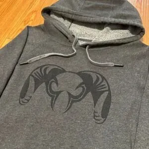 KUIU | Shirts | Kuiu Mens Hoodie Gray Ram Logo Hunting Hiking Outdoors ...
